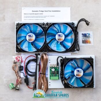 Klevacool™ 3DPrintRV Fridge Fan Mod Kit for LARGE Vents (Approx 520mm x ...