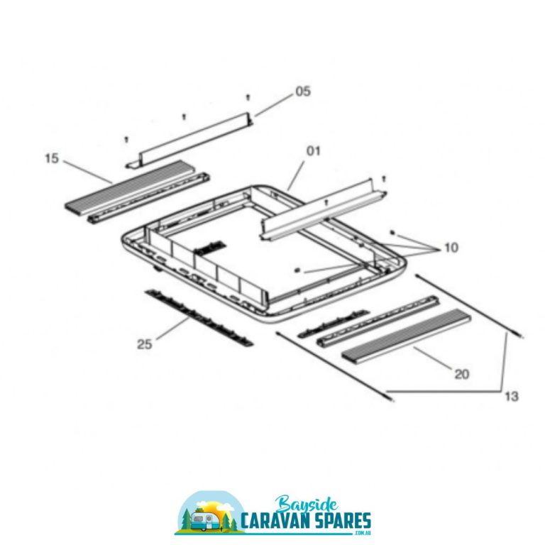 Dometic Blind and Flyscreen to suit Dometic Seitz Midi Heki Hatch ...