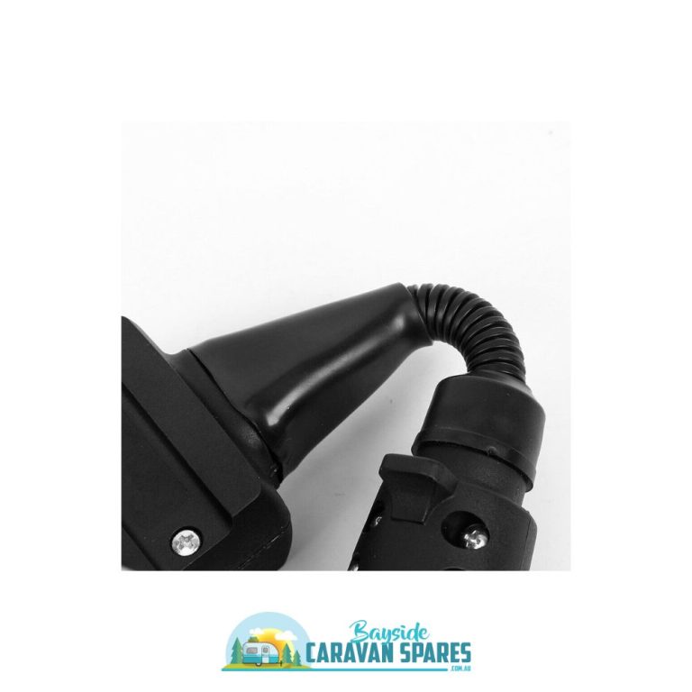 TRAILER CARAVAN ADAPTOR 7 PIN MALE ROUND PLUG ROUND TO 12 PIN FEMALE ...